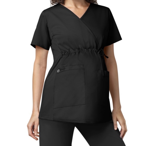 WonderWink | Other | New Black Wonder Work Maternity Scrub Set Size ...
